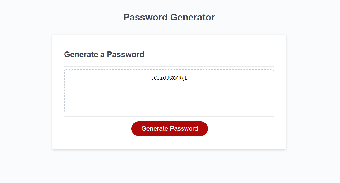 GitHub - SatyaHMehta/password-generator
