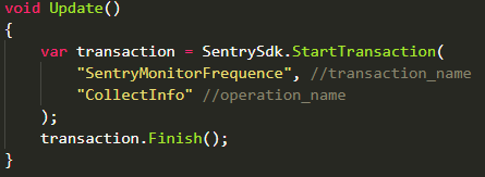 Sentry Performance Monitor with Unity Project · Issue #502 · getsentry ...