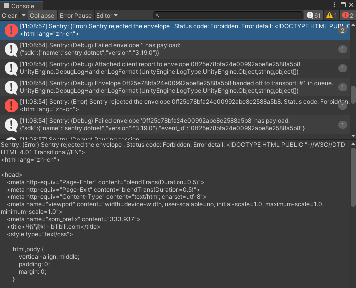 What Appropriate Sentry Unity Version For Sentry 9 1 2 · Issue 908 · Getsentry Sentry Unity