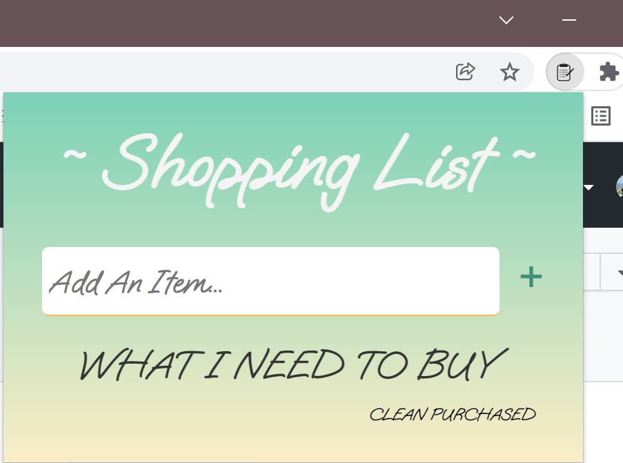 GitHub - Xu-Yang-NC/04_Shopping-List-Chrome-Extension