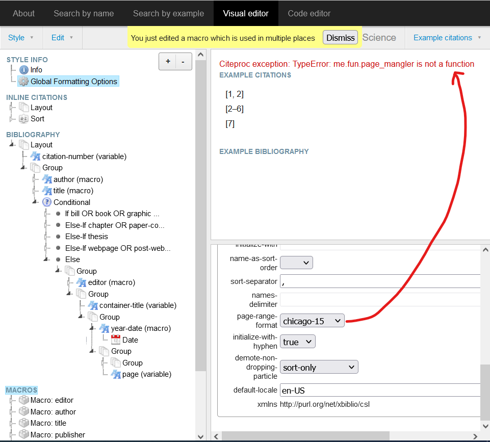 CSL Editor bug with chicago-15/16 page format · Issue #5926 · citation-style-language/styles ...