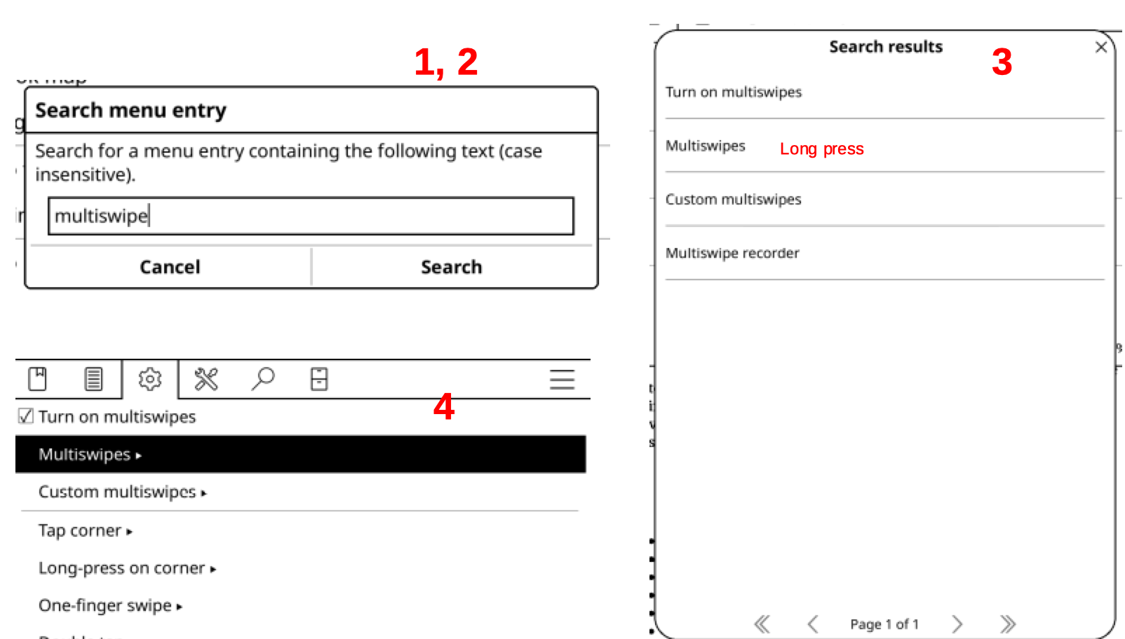 FR: Direct access to any menu level via gesture/profile or Menu Search · Issue #10686 · koreader ...
