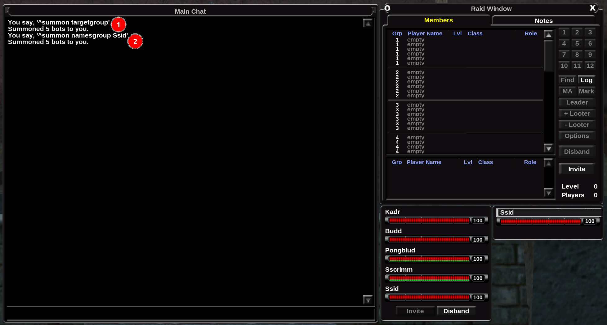 [Bots] targetgroup and namesgroup actionables don't work in raids · Issue #3567 · EQEmu/Server ...