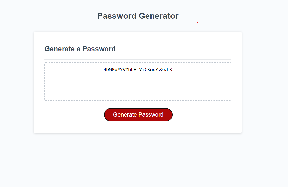 GitHub - richinatl/javaScript-passwordGenerator: An easy to use lightweight way to generate a ...
