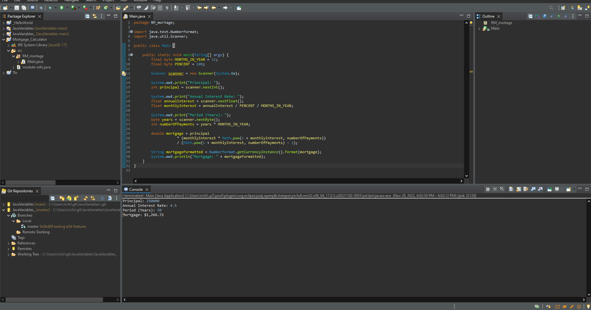 GitHub - richinatl/Mortgage_Calculator