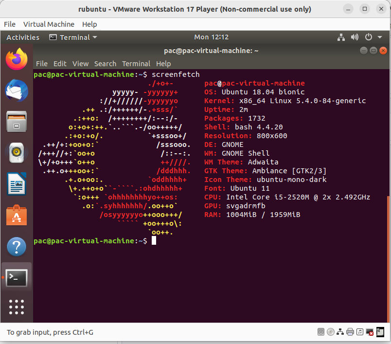 Screenfetch recognizes OS as Ubuntu 18.04 · Issue #175 · PJ-Singh-001/Cubic · GitHub