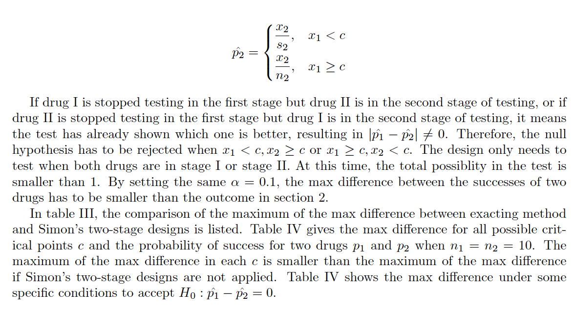 Github Jyang Zhou Two Stage Designs For Selecting The Best Binomial Populations The Research