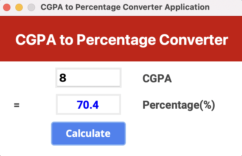 GitHub - HarshalMargaj/CGPA-to-Percentage-Converter: CGPA to Percentage ...