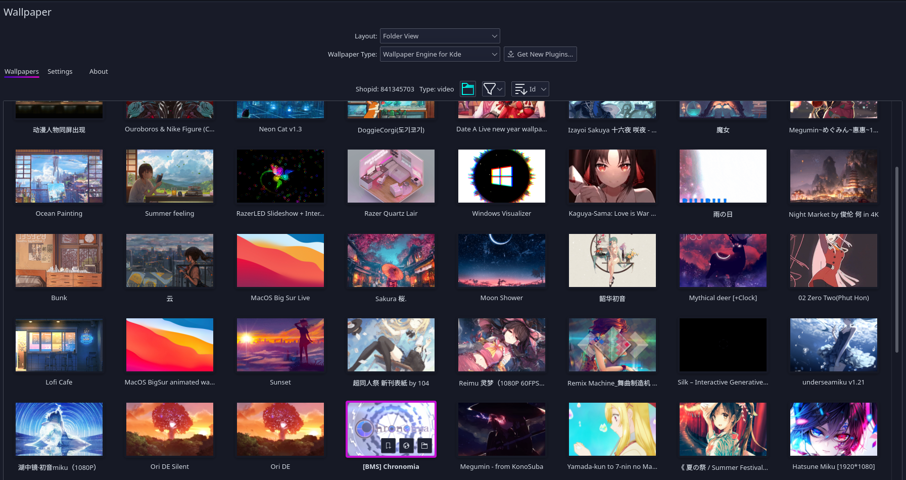 No options for wallpapers · Issue #100 · catsout/wallpaper-engine-kde-plugin · GitHub