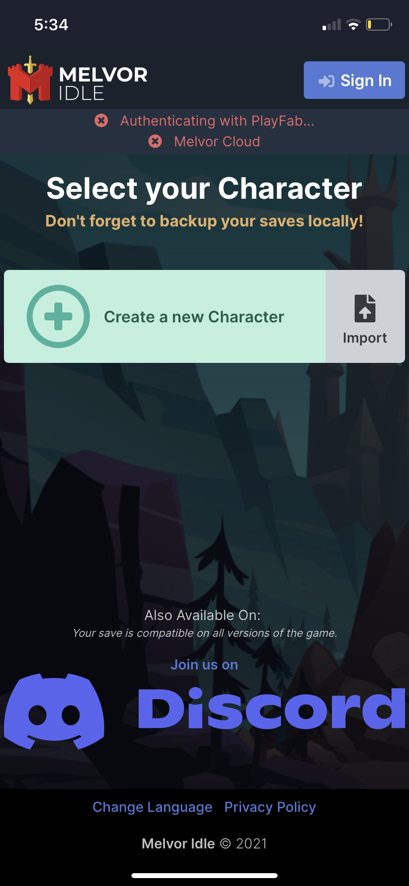[Bug]: Account deleted itself · Issue #1873 · MelvorIdle/melvoridle.github.io · GitHub