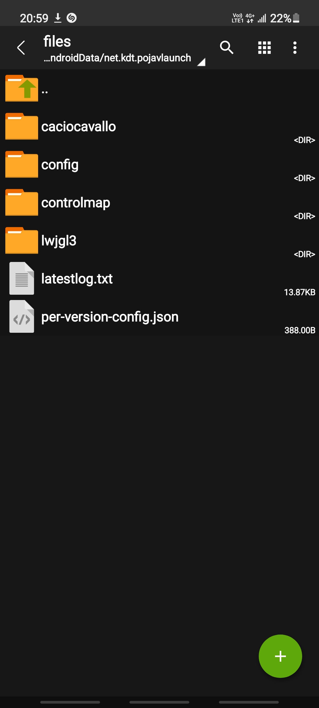 There's no .minecraft in my "pojavlauncher" folder · Issue #2328 ...