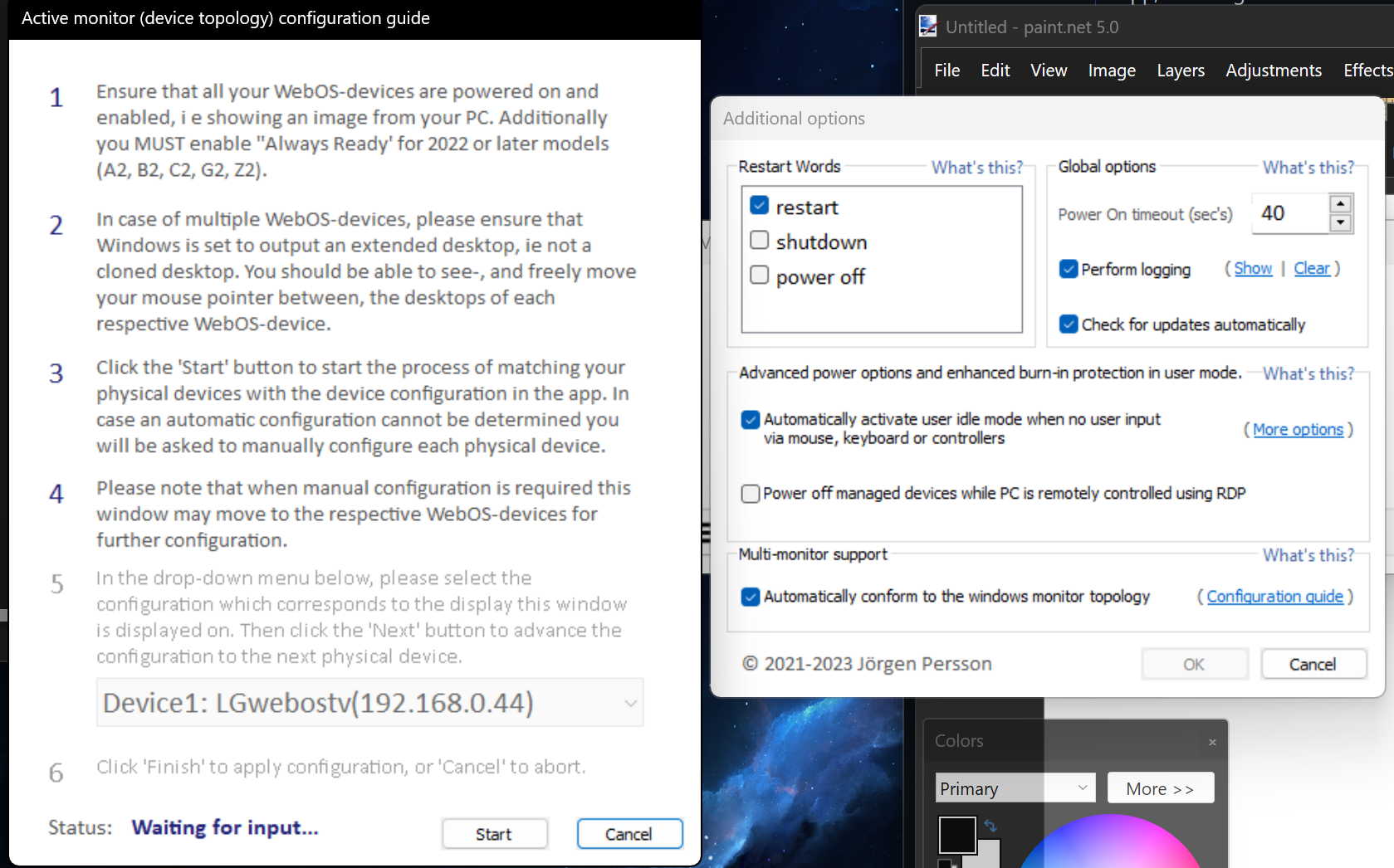 Every time I launch a game in full screen, the screen turns off ...