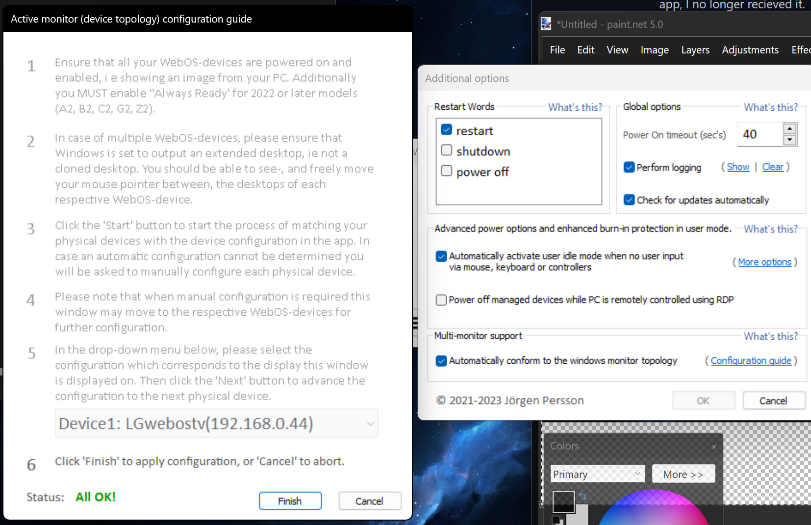 Every time I launch a game in full screen, the screen turns off ...