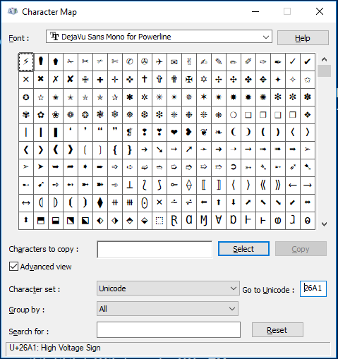 Missing symbols in patched Ubuntu Mono on Windows 10 · Issue #258 ...