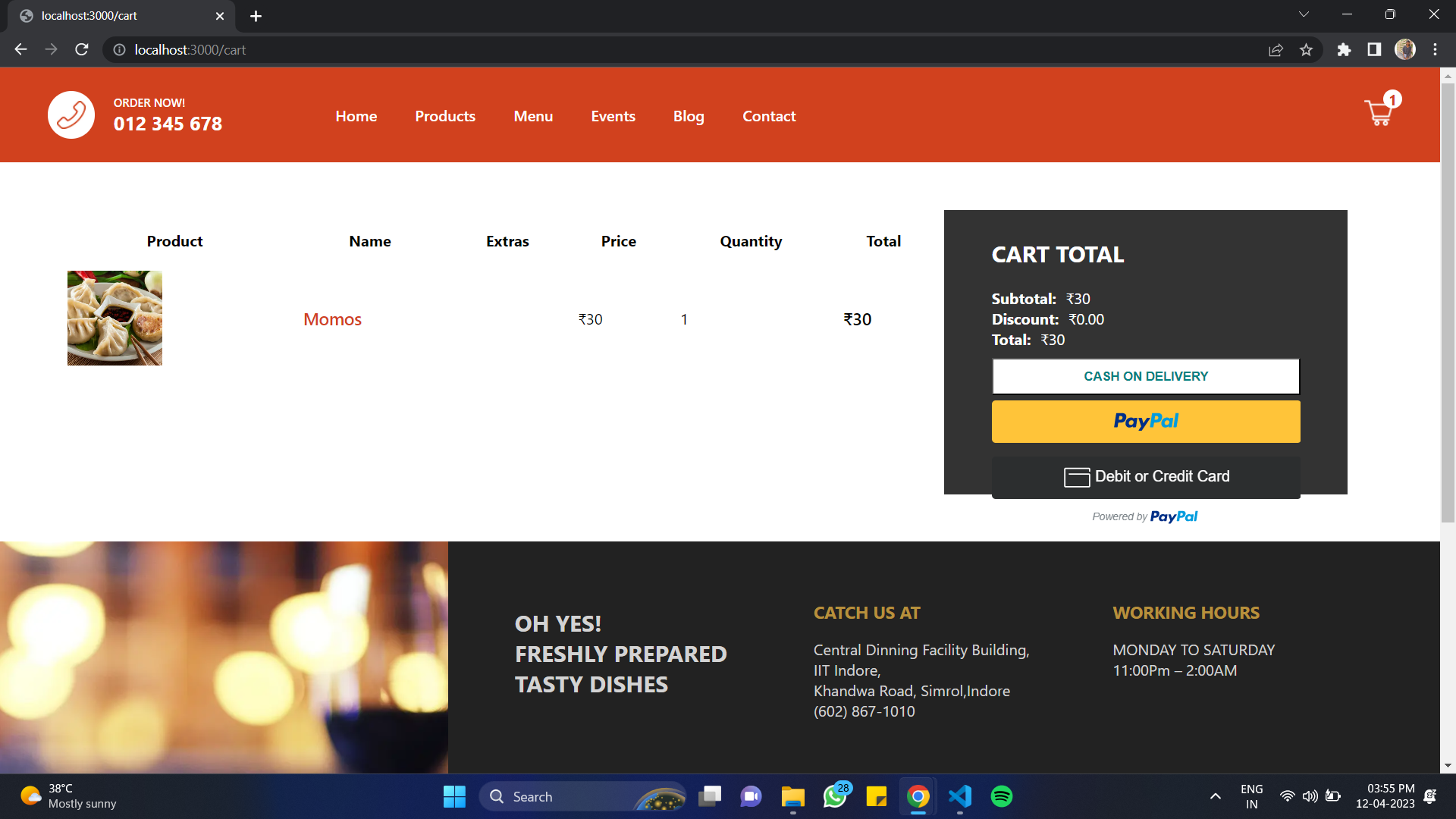 Github Agarwalayushi2102 Hackistica2023 About A Food Ordering Web Application To Automate The