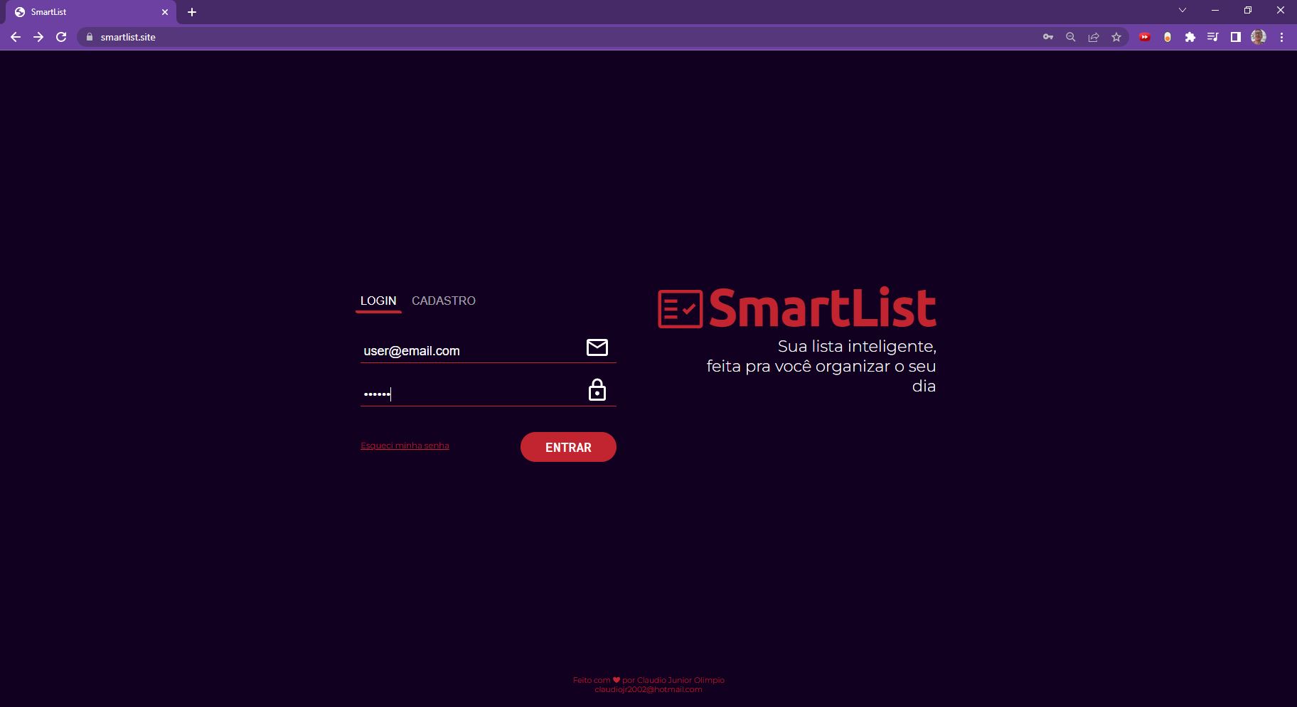 GitHub - ClaudioProjects/SmartList: Smartlist | Js | Css | Html | Node | Mongodb | Express ...