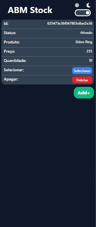 GitHub - ClaudioProjects/Stock-Mager: ABM stock