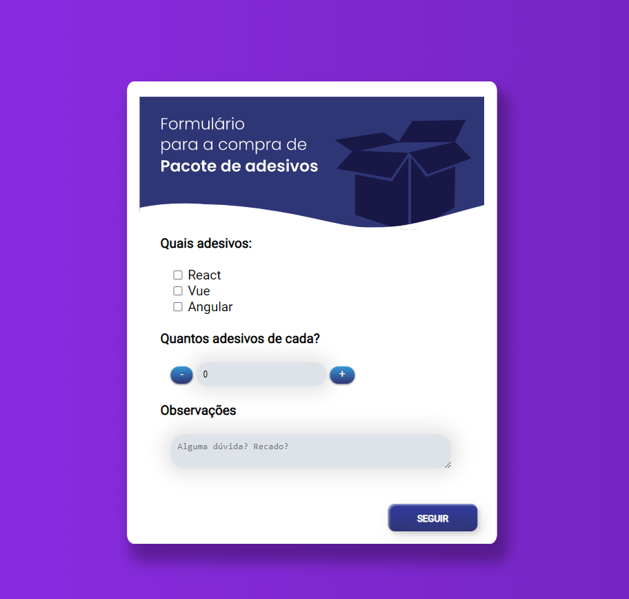 GitHub - LiviaMartinss/Formulario-adesivos: A form with HTML, CSS and JavaScript Vanilla