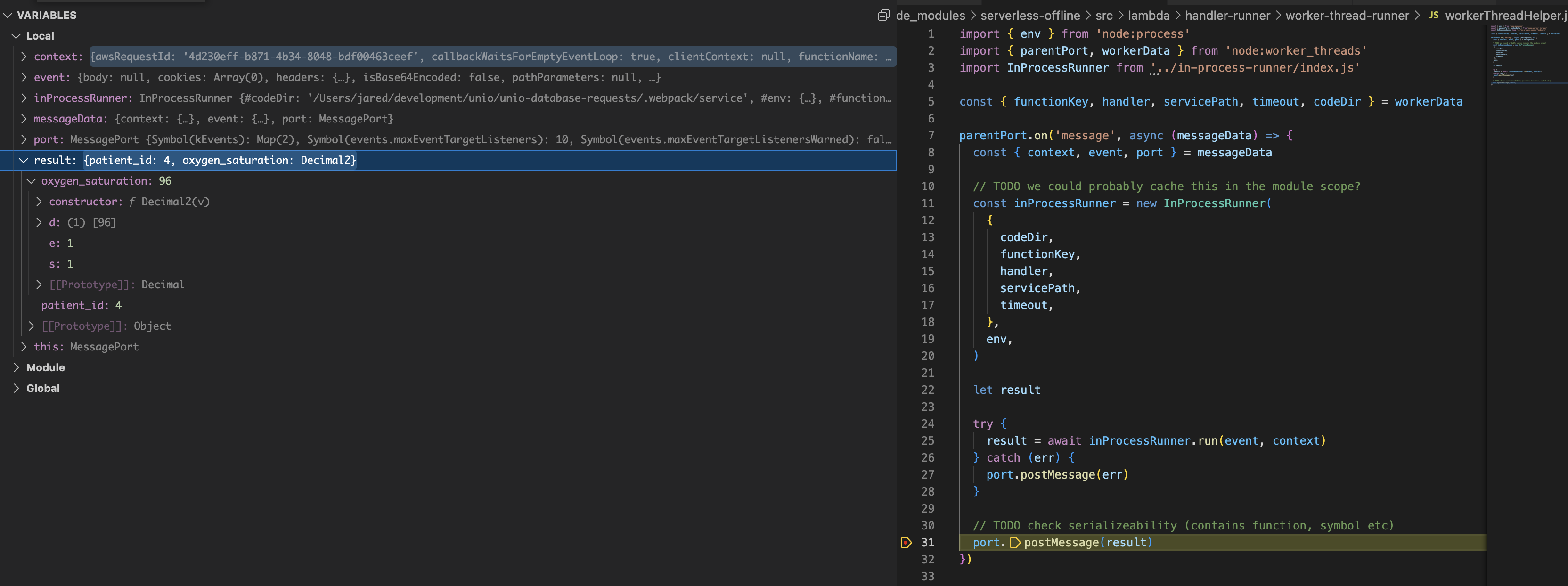 Error processing numeric data type · Issue #1556 · dherault/serverless-offline · GitHub