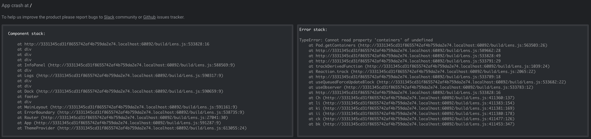 TypeError: Cannot read property 'containers' of undefined · Issue #2854 ...