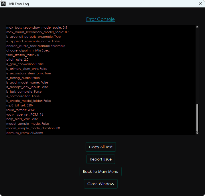Unexpected error · Issue #388 · Anjok07/ultimatevocalremovergui · GitHub