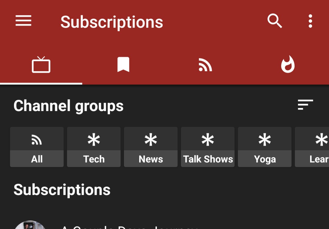 Feature request: Subscription/Channel Groups · Issue #1267 · libre-tube/LibreTube · GitHub