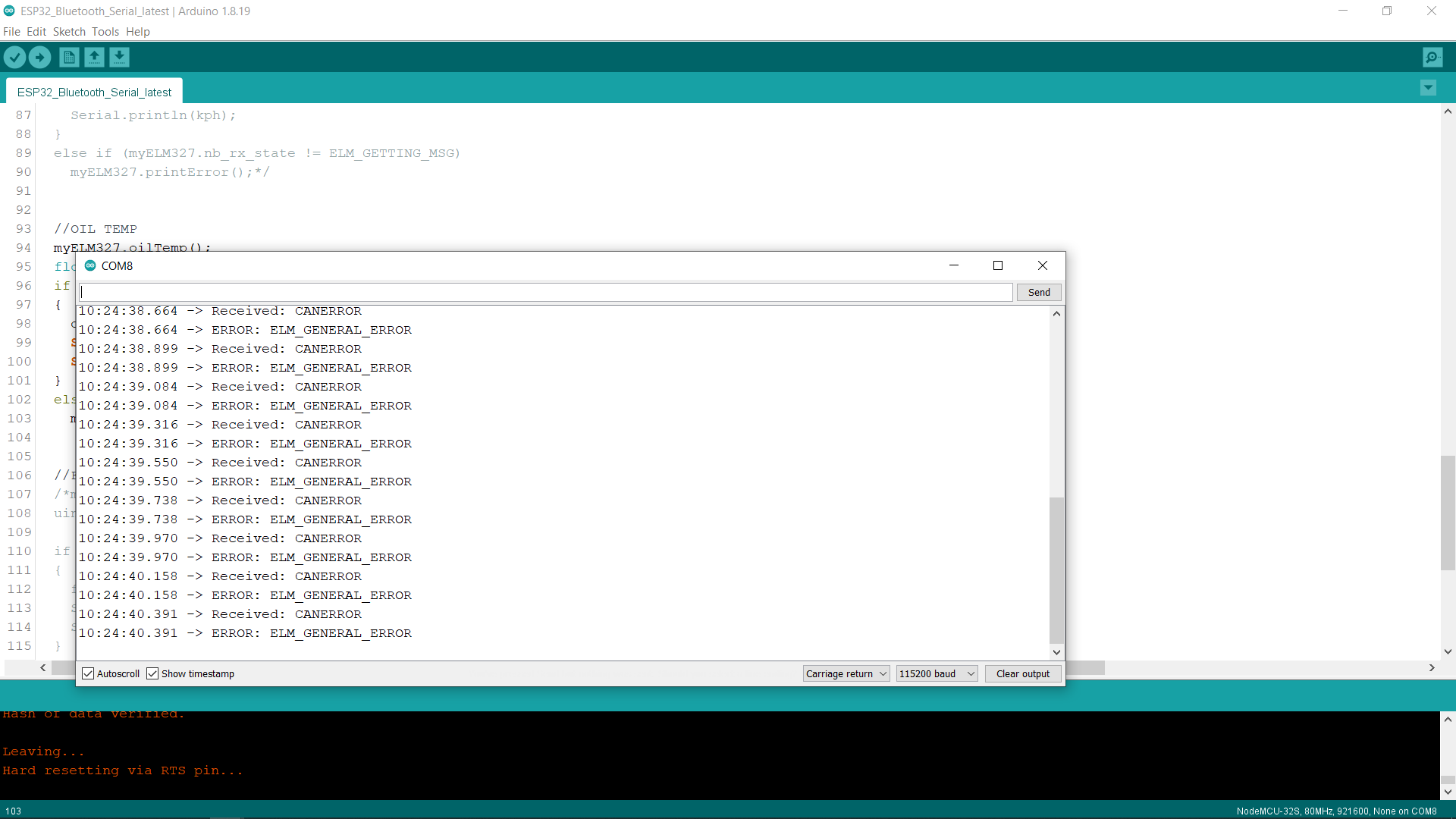 Can Error Oil Fuel · Issue 124 · Powerbroker2 Elmduino · Github