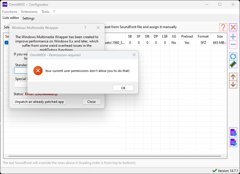 OmniMIDI fails to apply the BM patch to an application located in a exFAT partition · Issue #255 ...