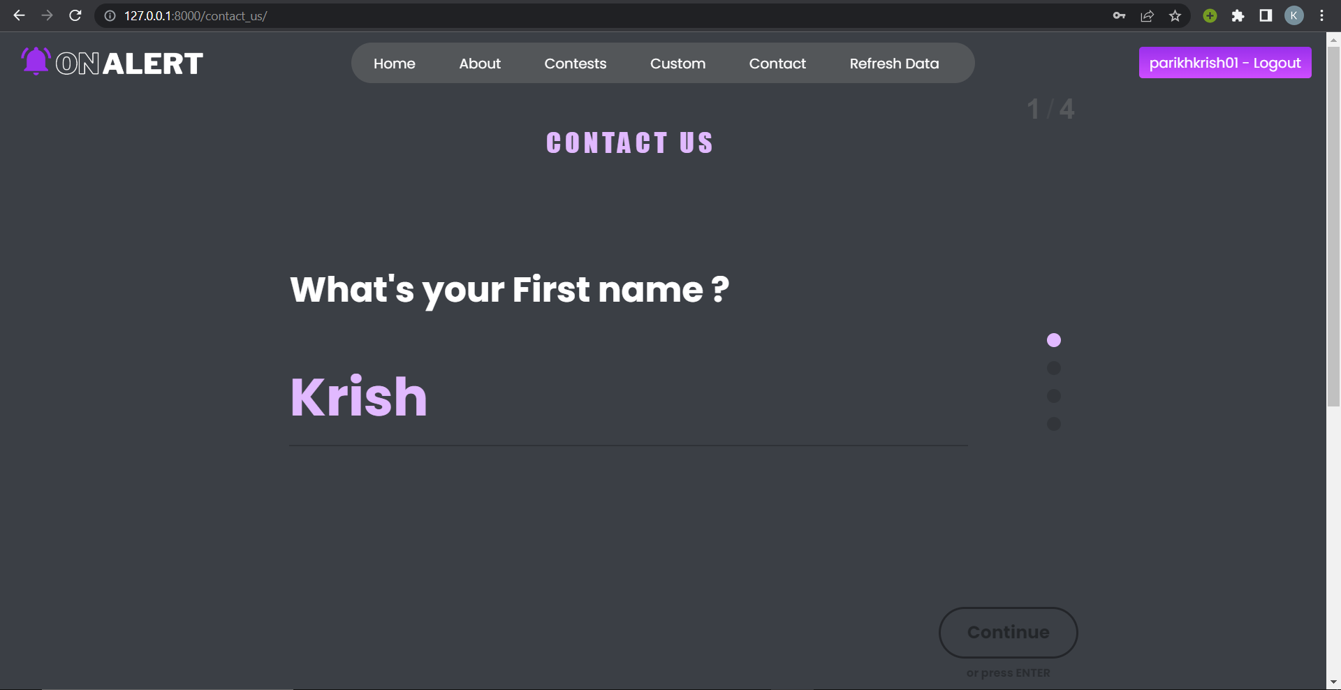 GitHub - parikhkrish02/OnAlert