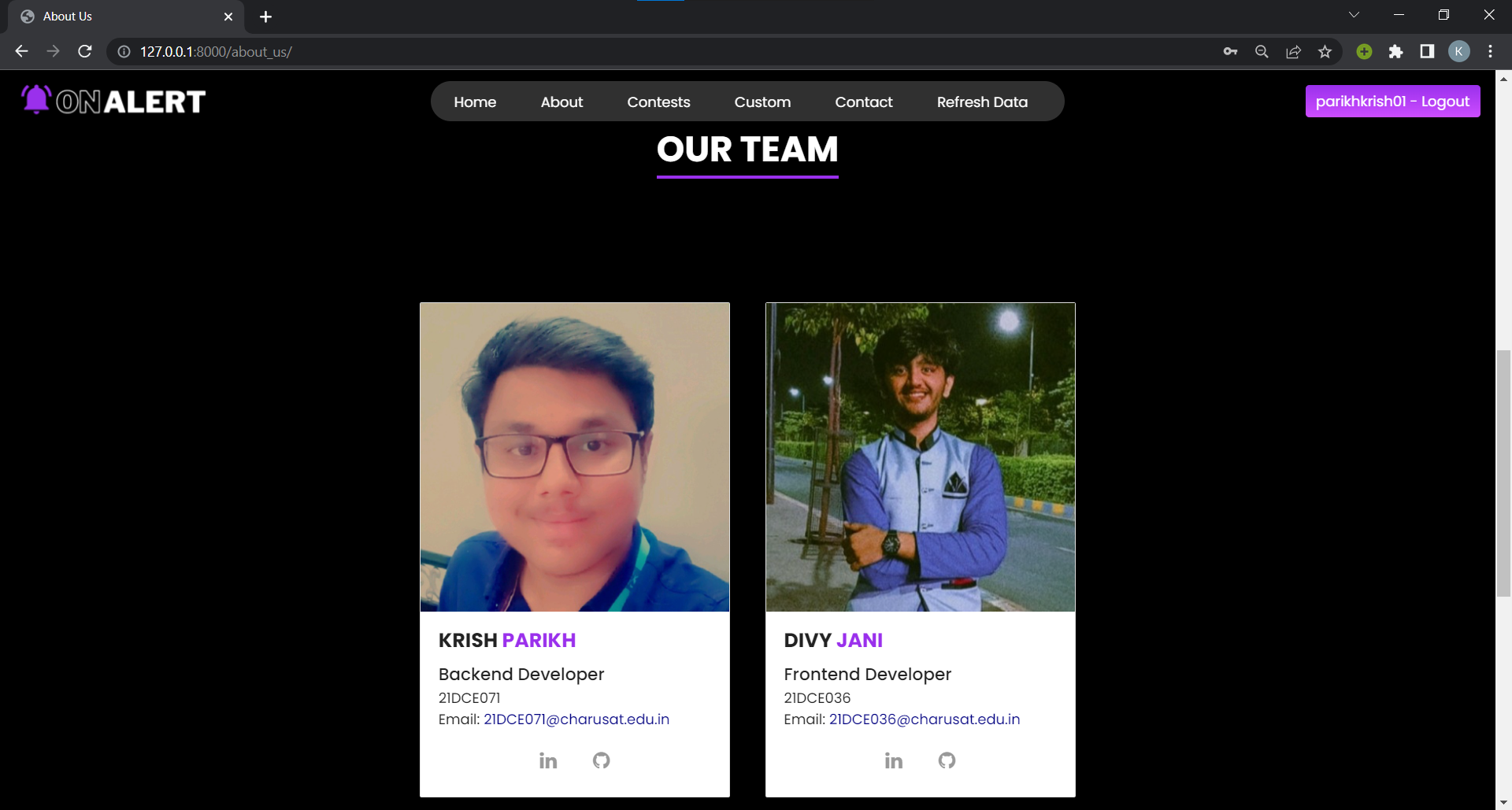 GitHub - parikhkrish02/OnAlert