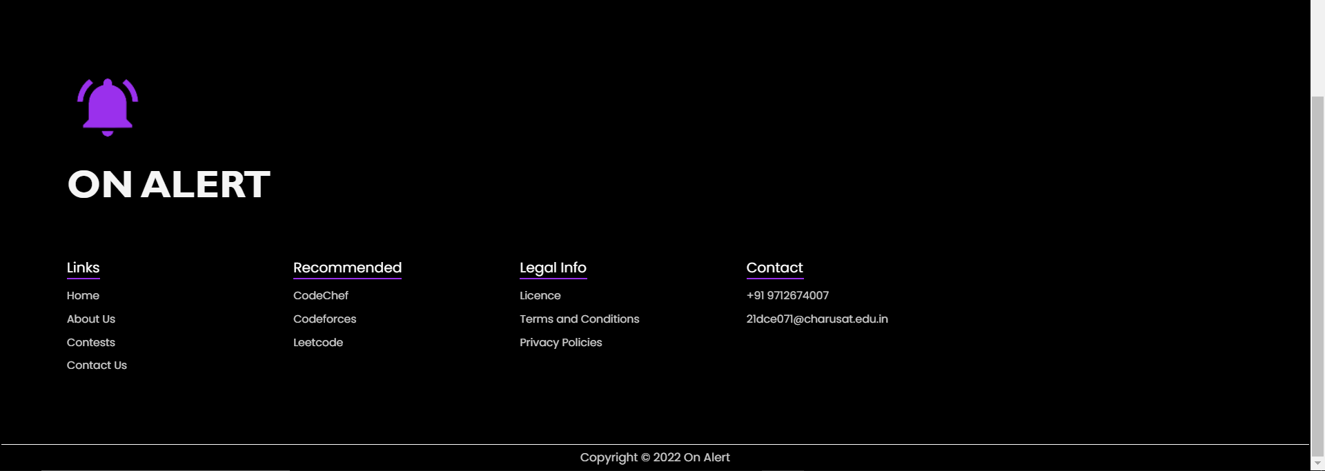 GitHub - parikhkrish02/OnAlert