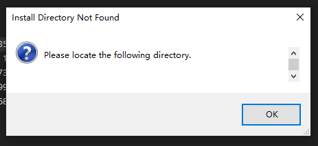 when i open the program，show me this message“install directory not found” · Issue #112 ...
