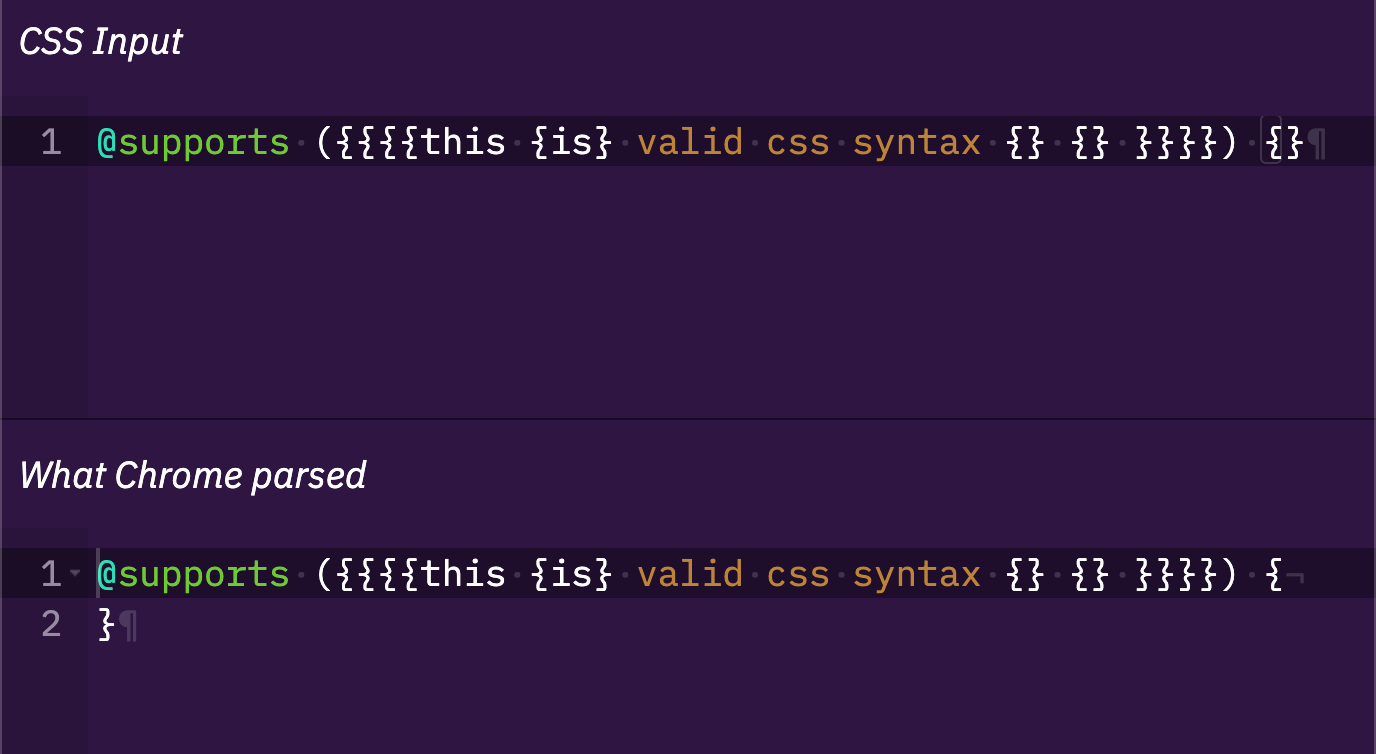 CSS: Prettier wrongly adds new semicolons to at-rule preludes · Issue ...