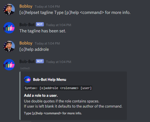 [Help] Tagline formatting · Issue #4669 · Cog-Creators/Red-DiscordBot · GitHub