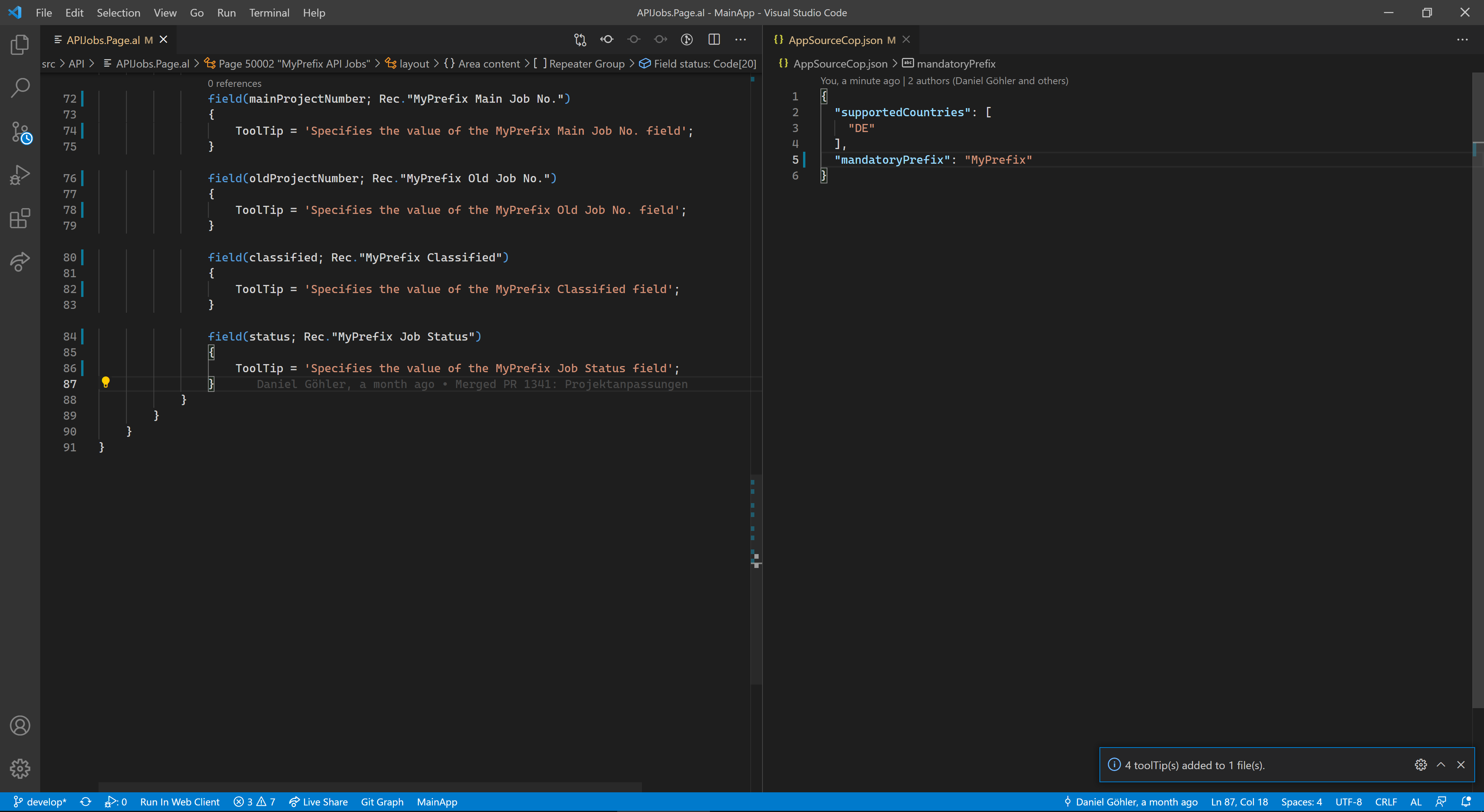 Can the prefix/postfix be removed when adding Captions or ToolTips? · Issue #218 · anzwdev/al ...