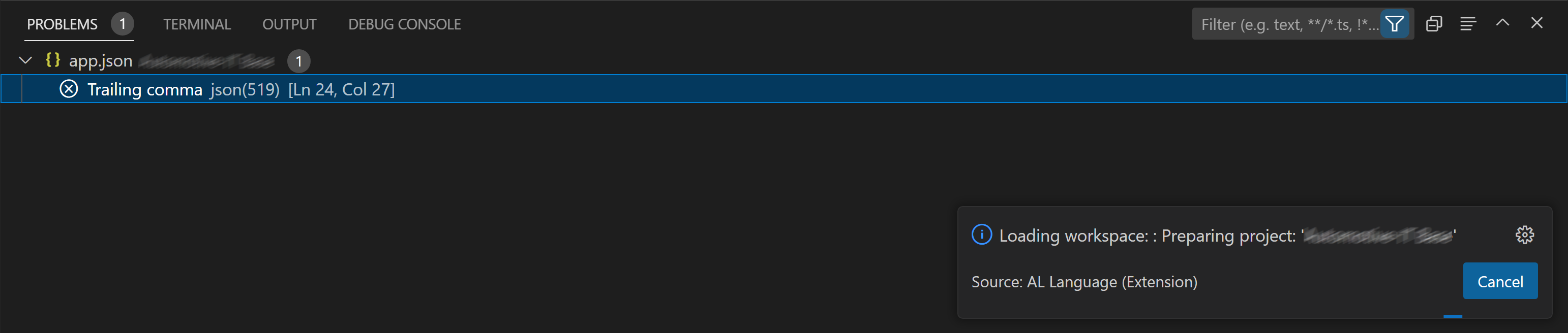 More resillience for json parser would be great · Issue #7287 · microsoft/AL · GitHub