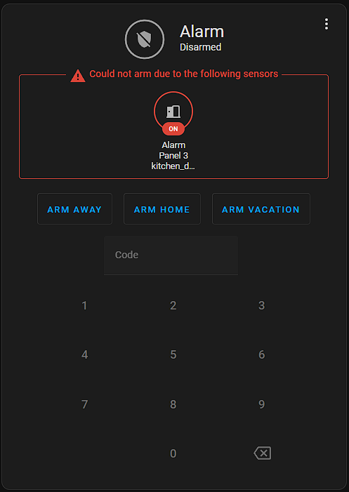 Alarmo on v4.0 - non-responsive if sensors open · Issue #1088 · Blackymas/NSPanel_HA_Blueprint ...