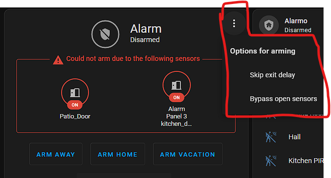 Alarmo on v4.0 - non-responsive if sensors open · Issue #1088 · Blackymas/NSPanel_HA_Blueprint ...