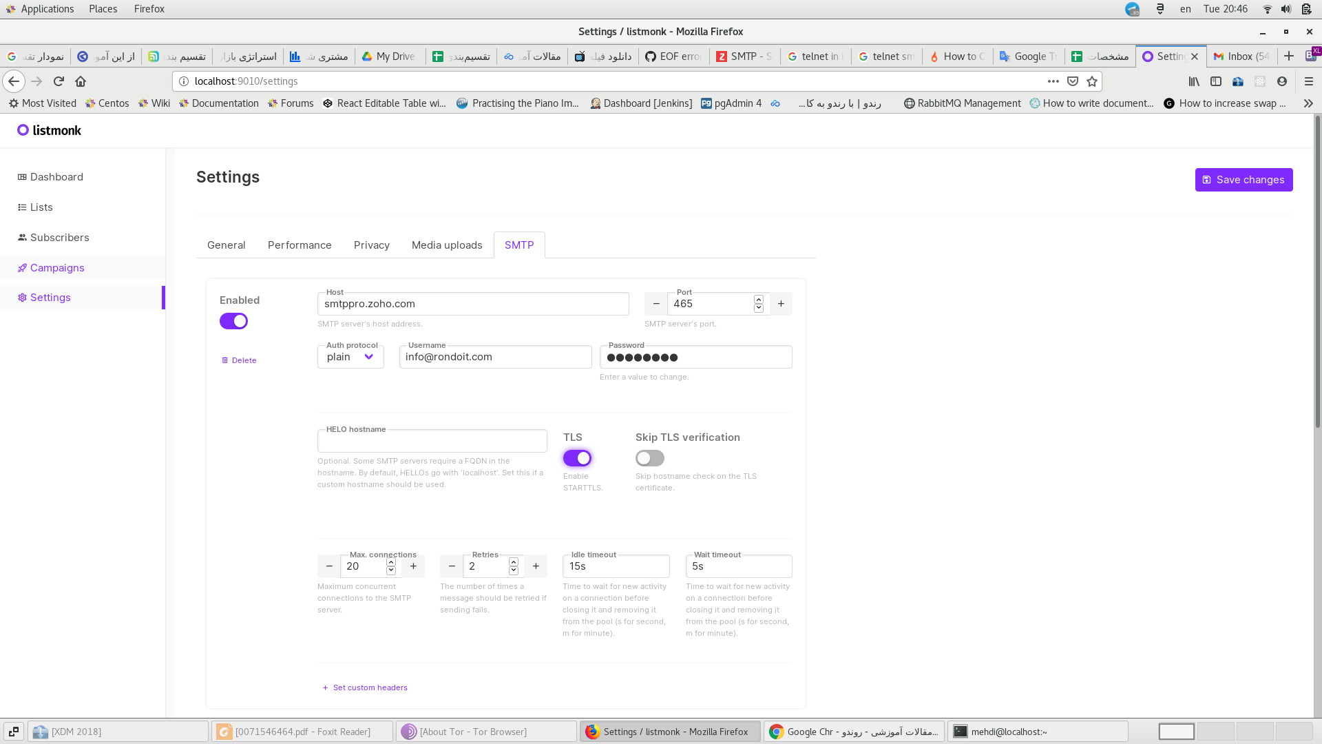 EOF error in smtp connection · Issue #221 · knadh/listmonk · GitHub