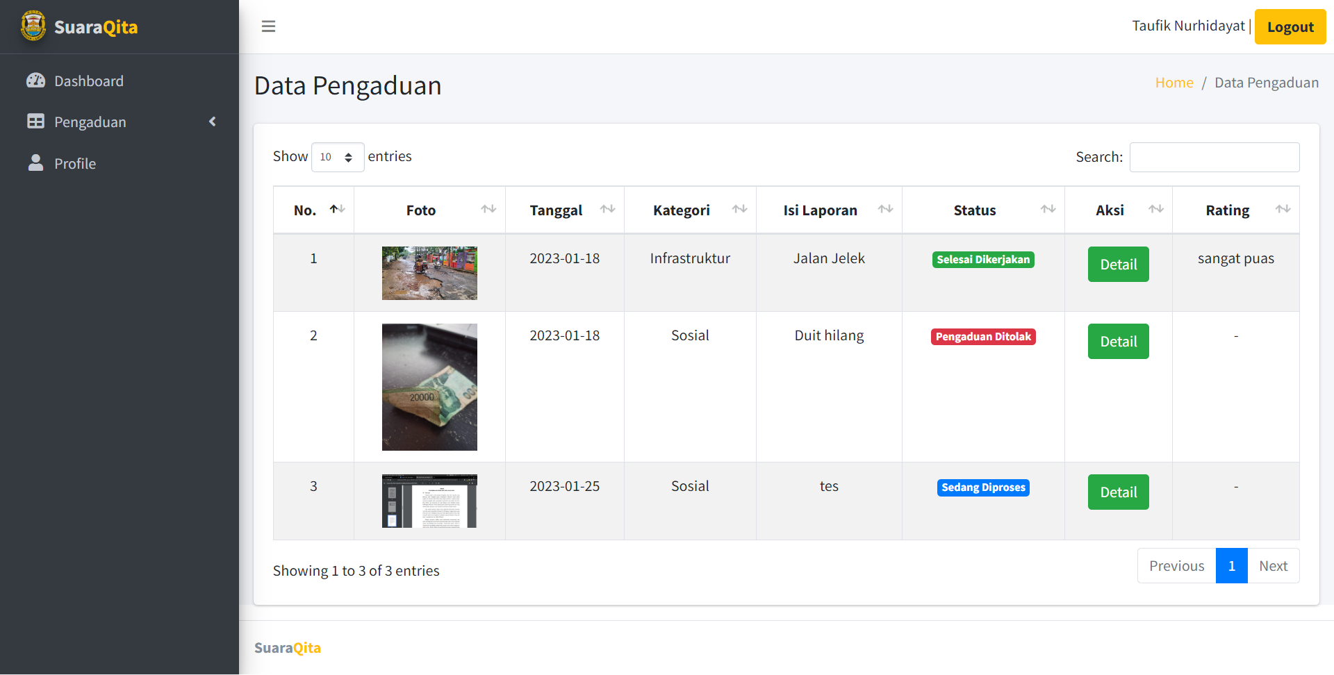 GitHub - taufikn2037/SuaraQita-Sistem-Pengaduan-Masyarakat-: Aplikasi SuaraQita merupakan ...