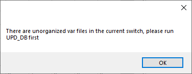 1.0.3.3 - Forced UPD_DB notification · Issue #11 · feelfar/varManager · GitHub