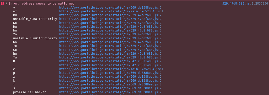 Ethereum -> Algorand not working when using WalletConnect in both source and destination · Issue ...
