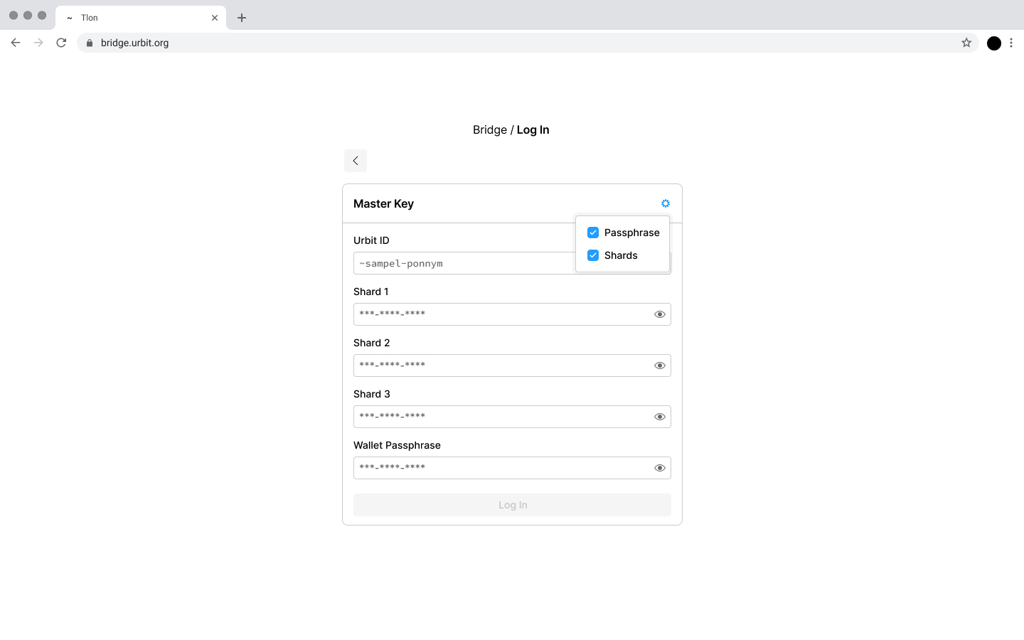 Refactor the login screen · Issue #665 · urbit/bridge · GitHub