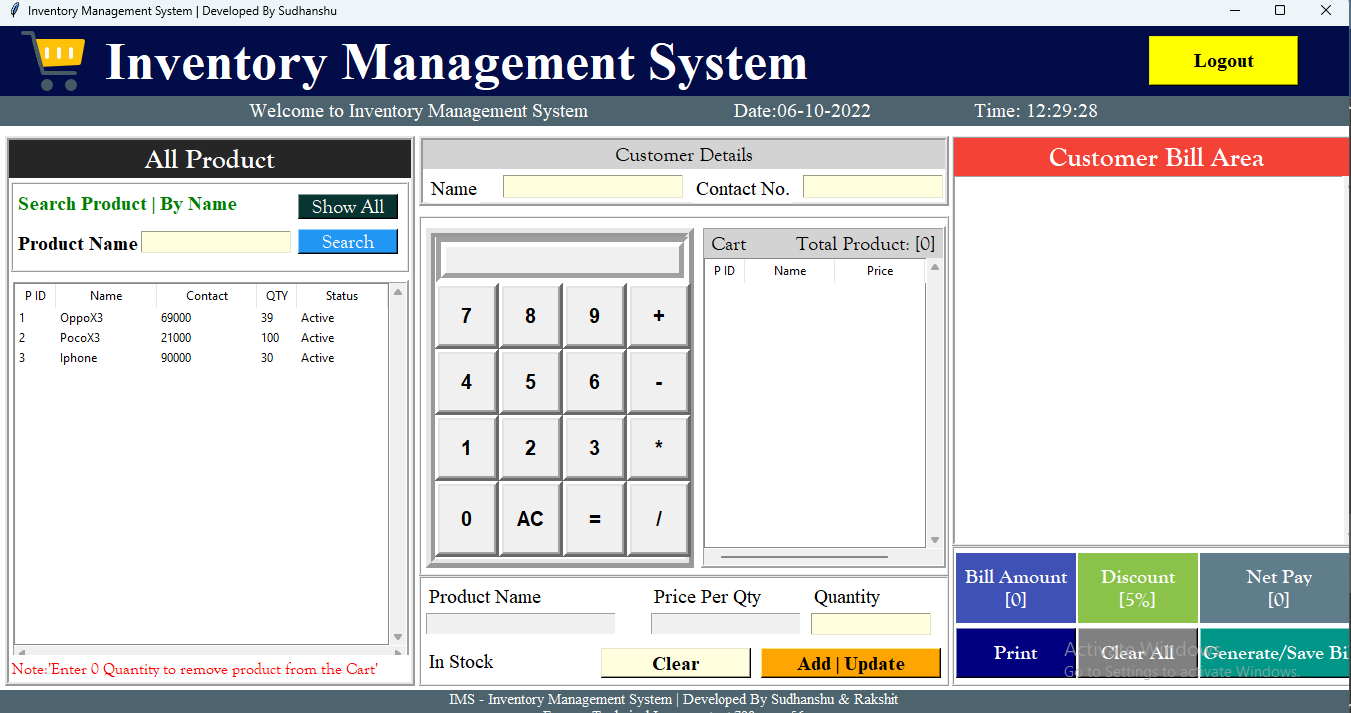 GitHub - SudhanshuSingh21/Inventory_Management_System