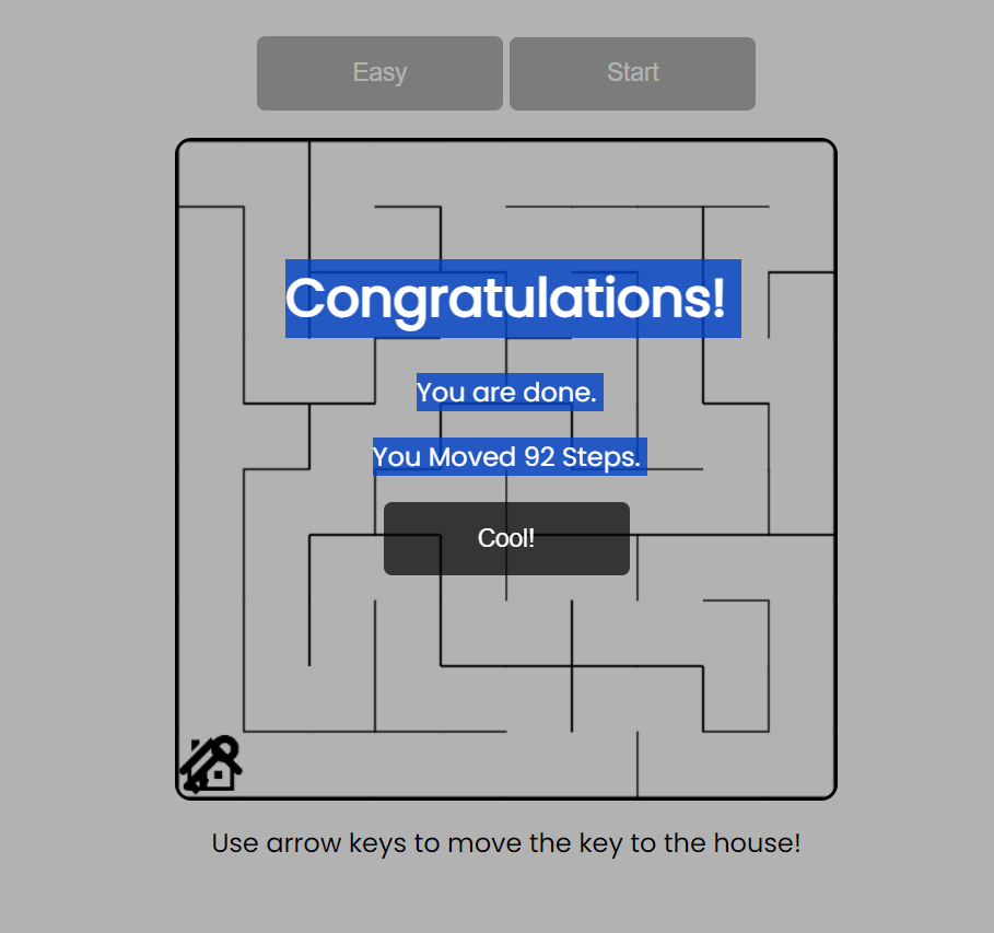 GitHub - AnishAwadh/Maze-Game: Applying the concept of "RAT IN A MAZE ...