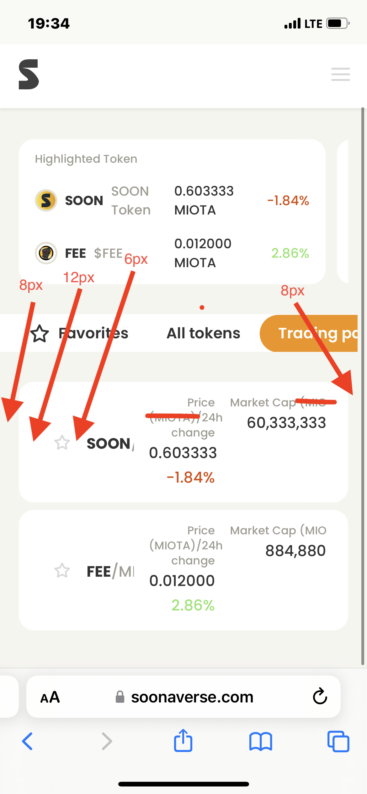 UI_design: tokens/trading pairs responsive issues · Issue #1412 · buildcore-io/core · GitHub
