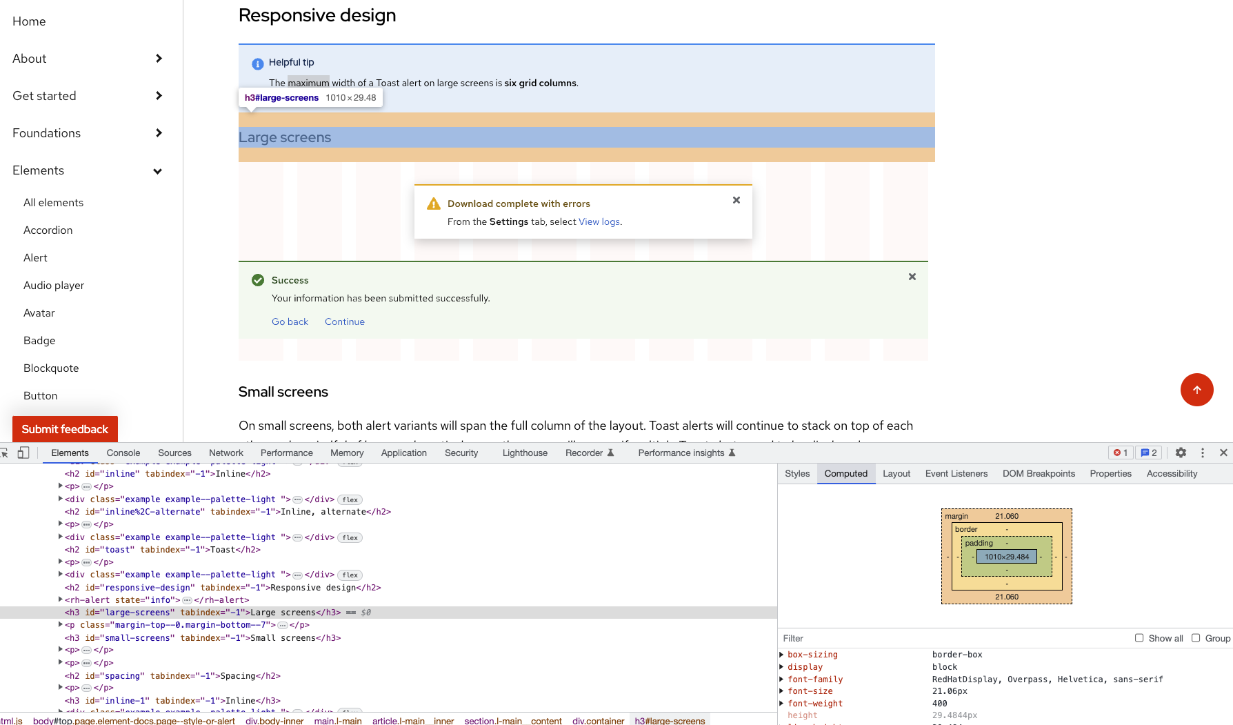 [docs] Spacing and typography style fixes · Issue #919 · RedHat-UX/red-hat-design-system · GitHub