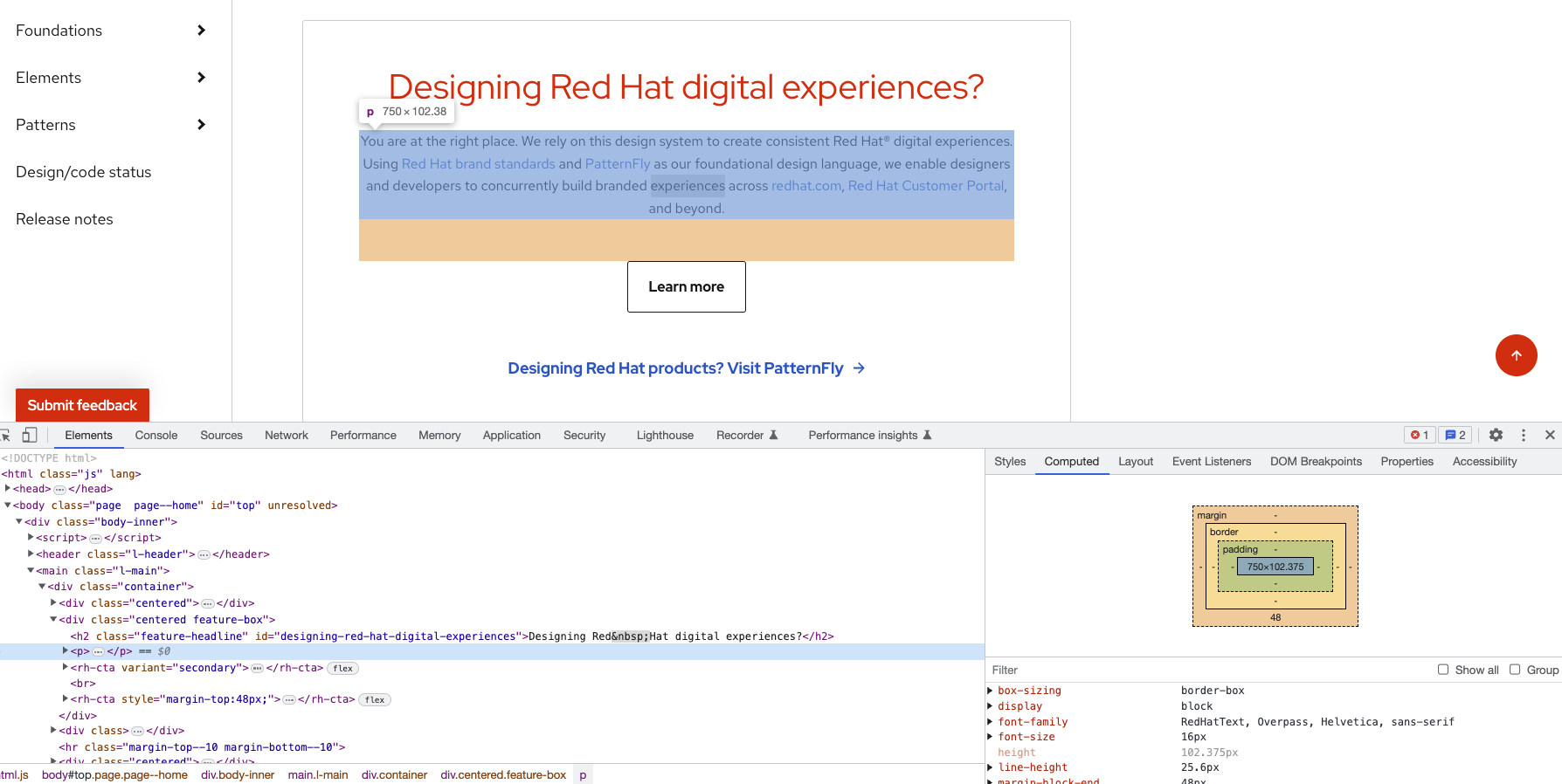 [docs] Spacing and typography style fixes · Issue #919 · RedHat-UX/red-hat-design-system · GitHub