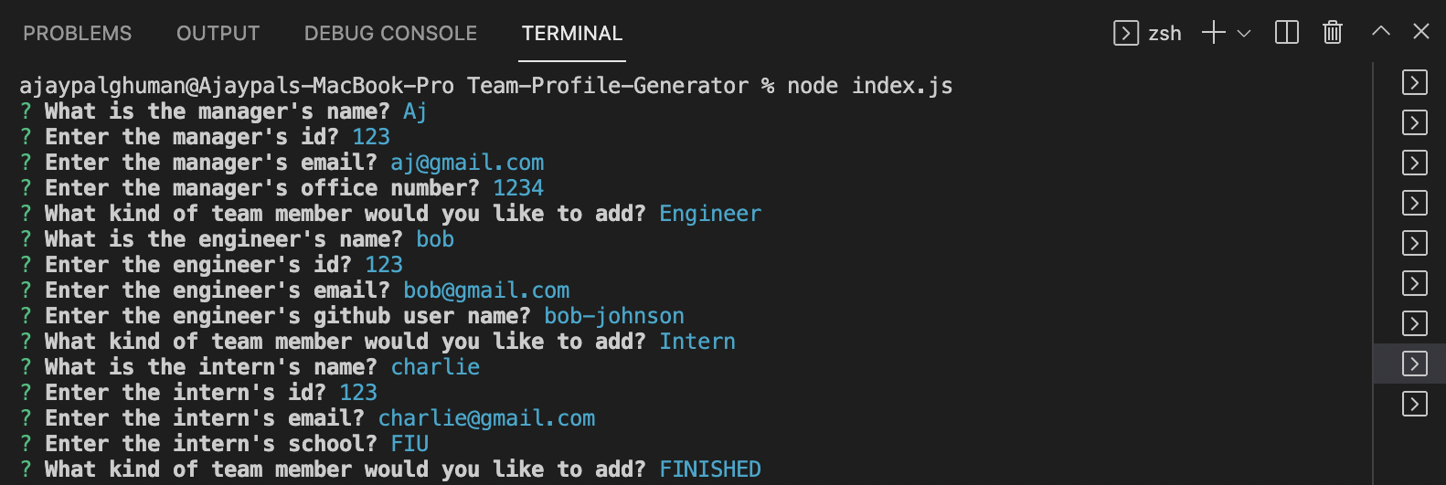 GitHub - AjaypalGhuman/Team-Profile-Generator