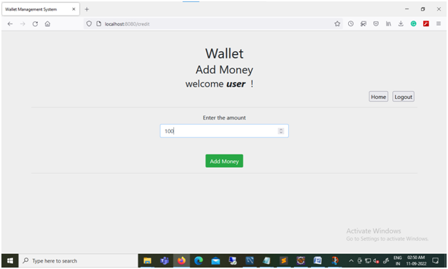 GitHub - AvinashDKale/WalletManagementSystem